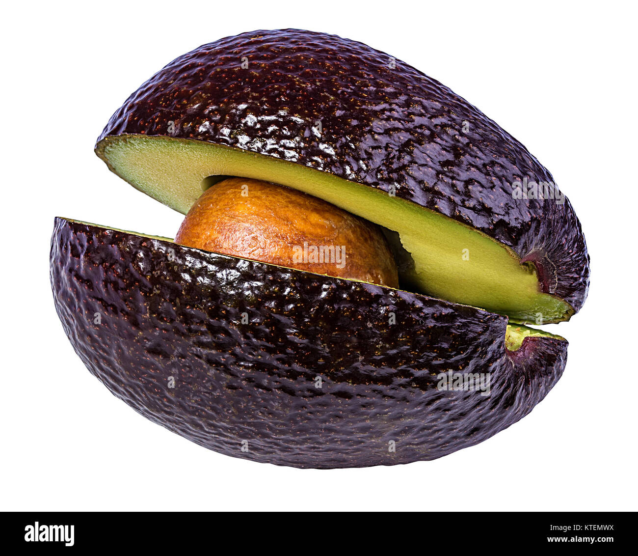 Fresh avocado fruits isolated on white background, with clipping path ...