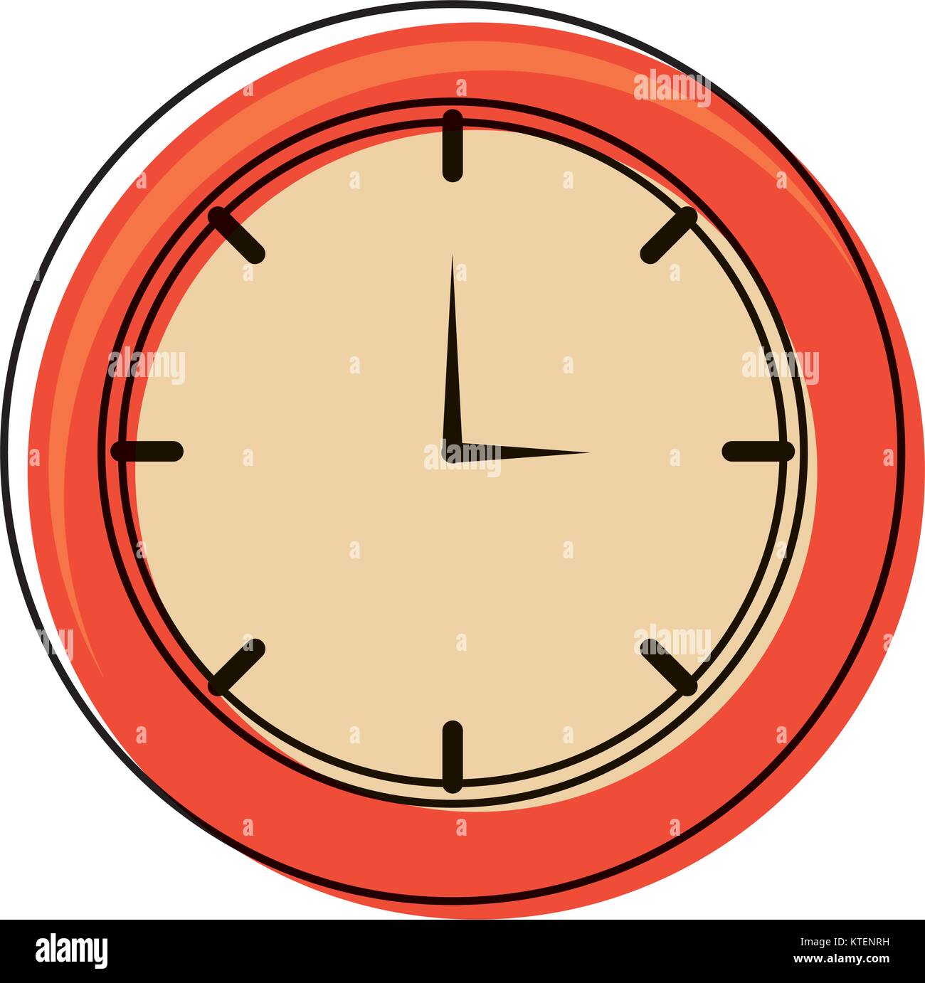 wall clock design Stock Vector Image & Art - Alamy