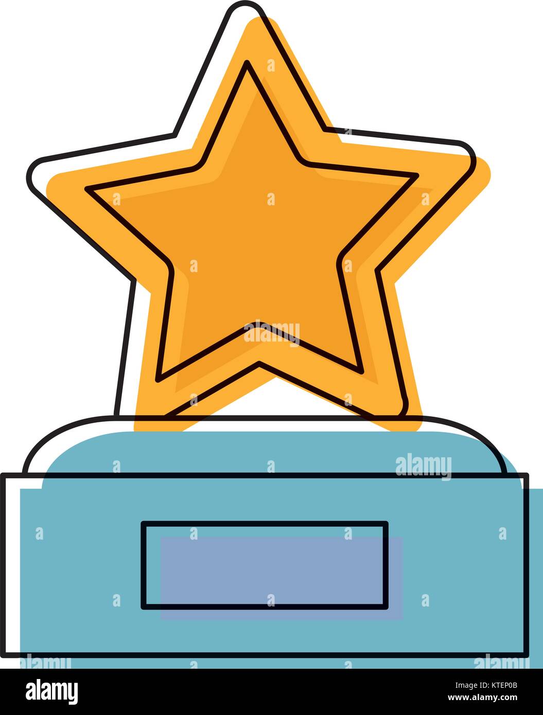 star trophy design Stock Vector Image & Art - Alamy