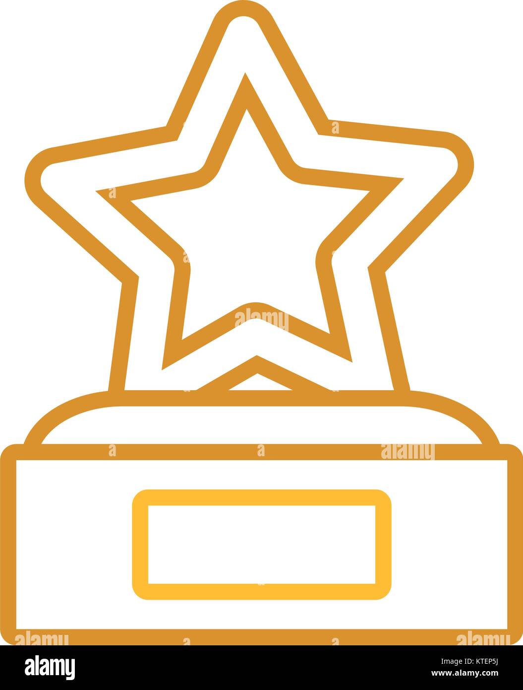 star trophy design Stock Vector Image & Art - Alamy
