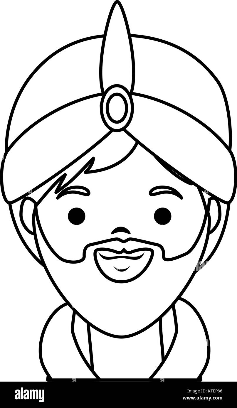 cute saint joseph character vector illustration design Stock Vector ...