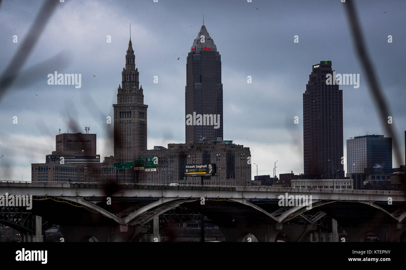 Cleveland skyline hi-res stock photography and images - Alamy