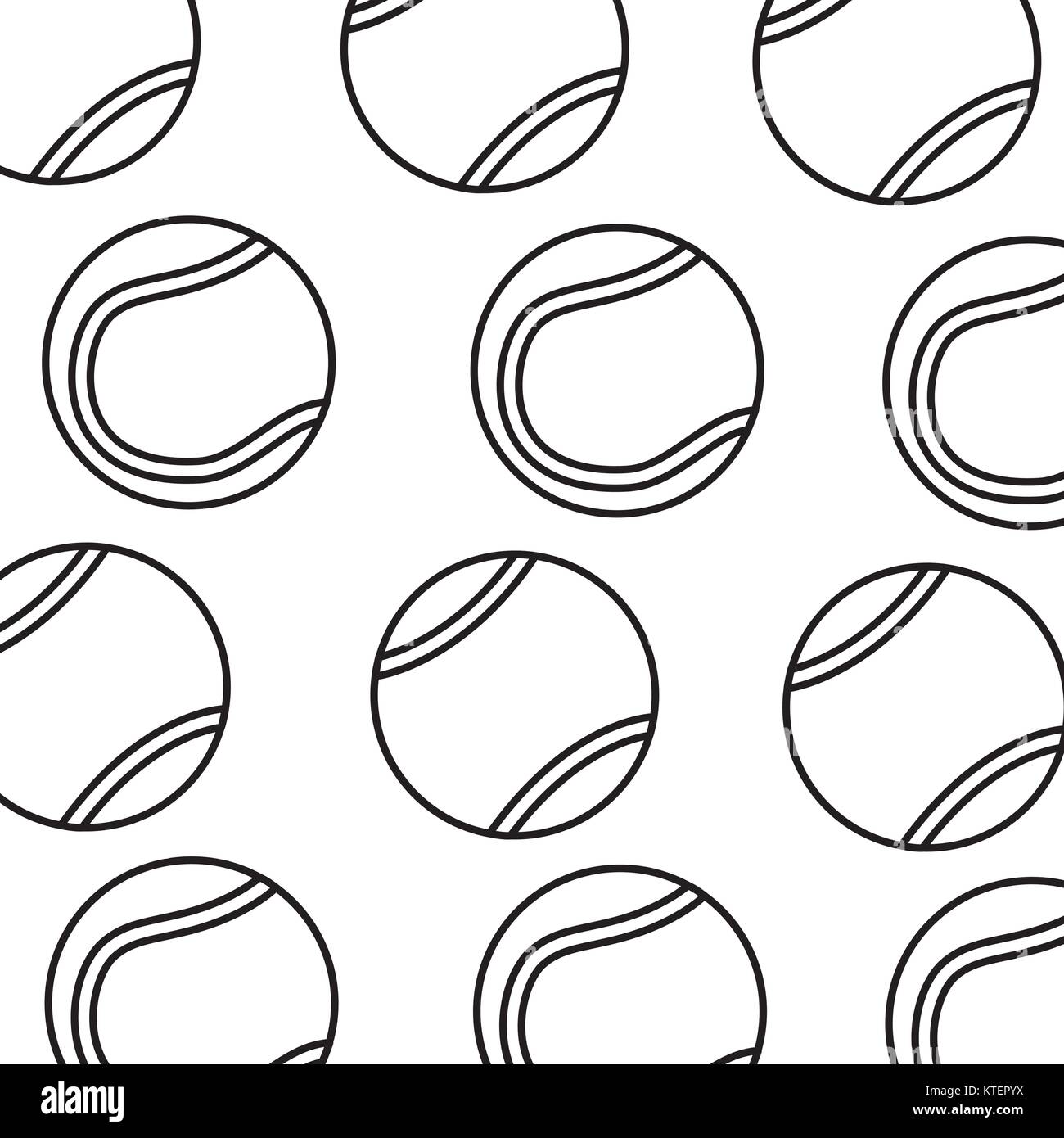 tennis ball pattern image vector illustration design Stock Vector Image ...
