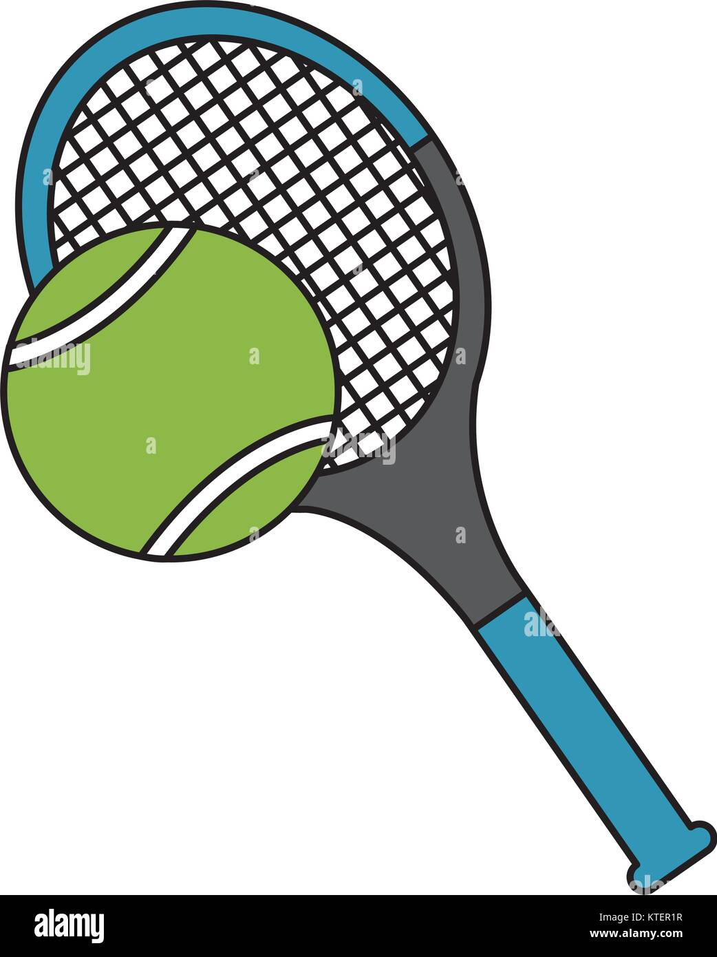 Tennis racquet icon image hi-res stock photography and images - Alamy
