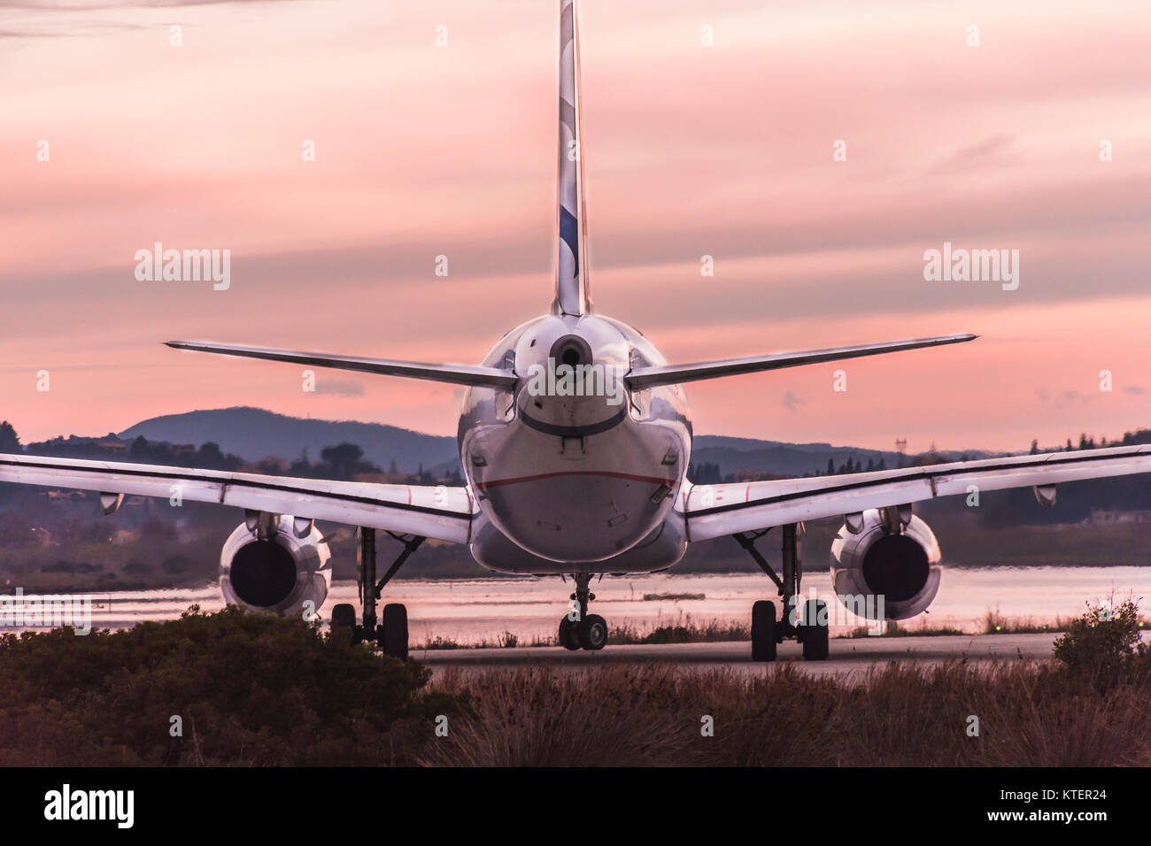 An Airbus A320 of the Aegean Airlines a Greek company that has merged ...