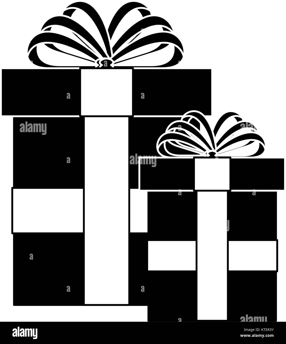 Wedding anniversary gifts Black and White Stock Photos & Images - Alamy