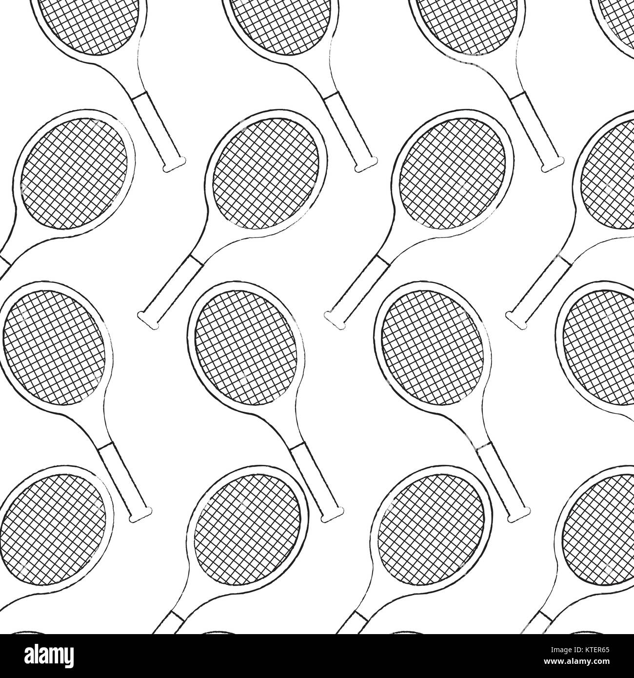 Racquets for tennis Stock Vector Images - Alamy