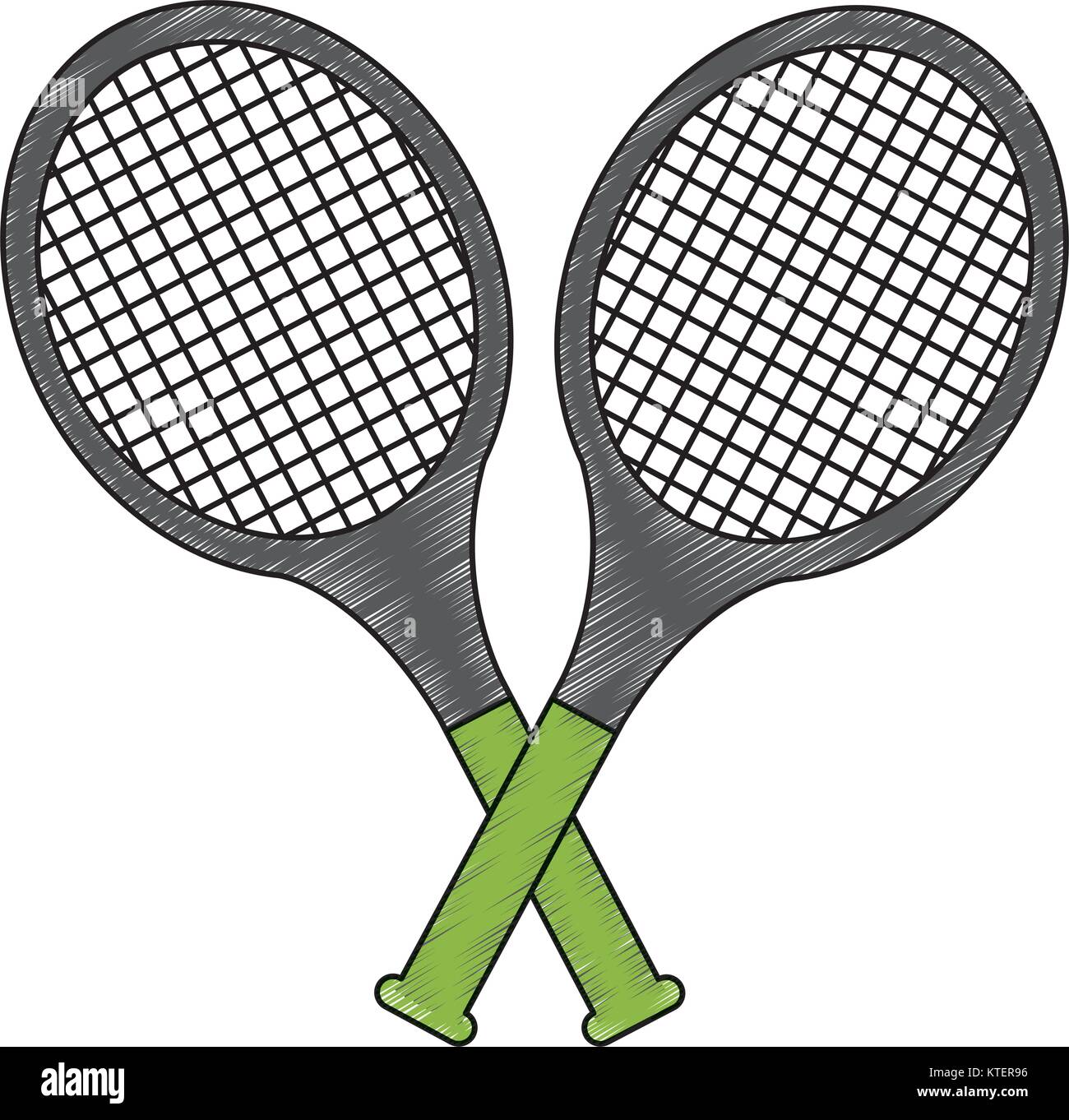 Crossed racquets hi-res stock photography and images - Alamy