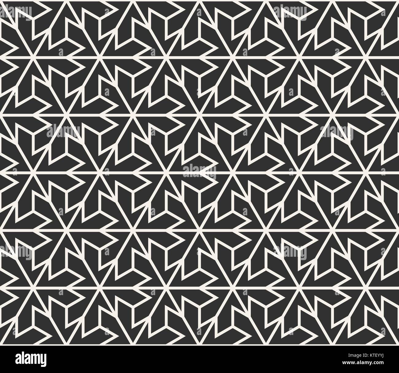 Vector Seamless Lines Pattern Modern Stylish Triangle Shapes Texture Repeating Geometric Tiles