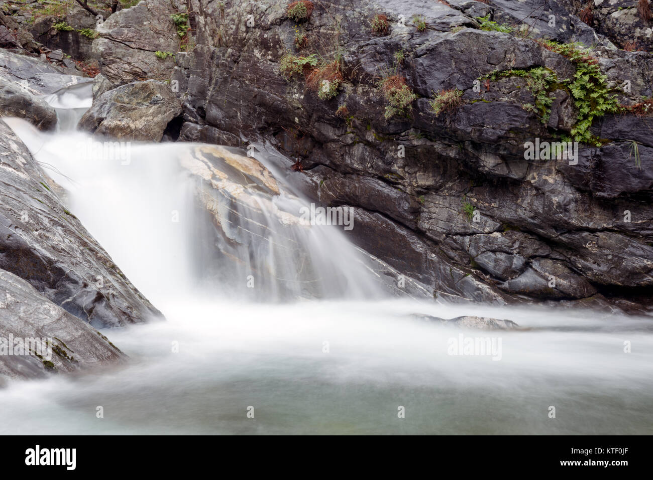 The Hasanboguldu river and waterfalls in Edremit district of Balikesir ...