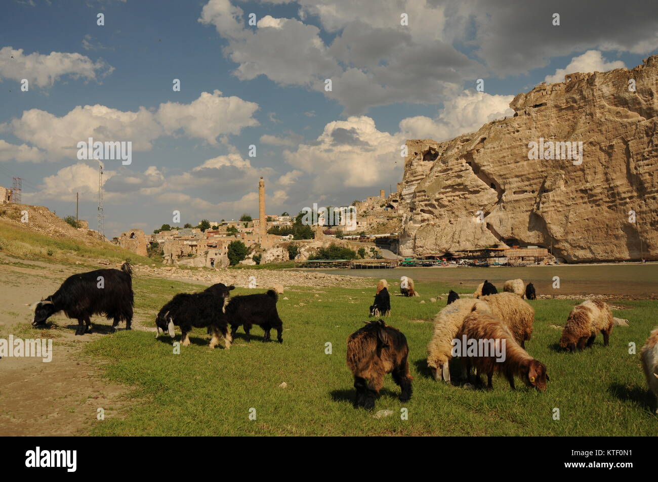 MAY 21,2010 BATMAN TURKEY.Hasankeyf is an ancient town and district ...