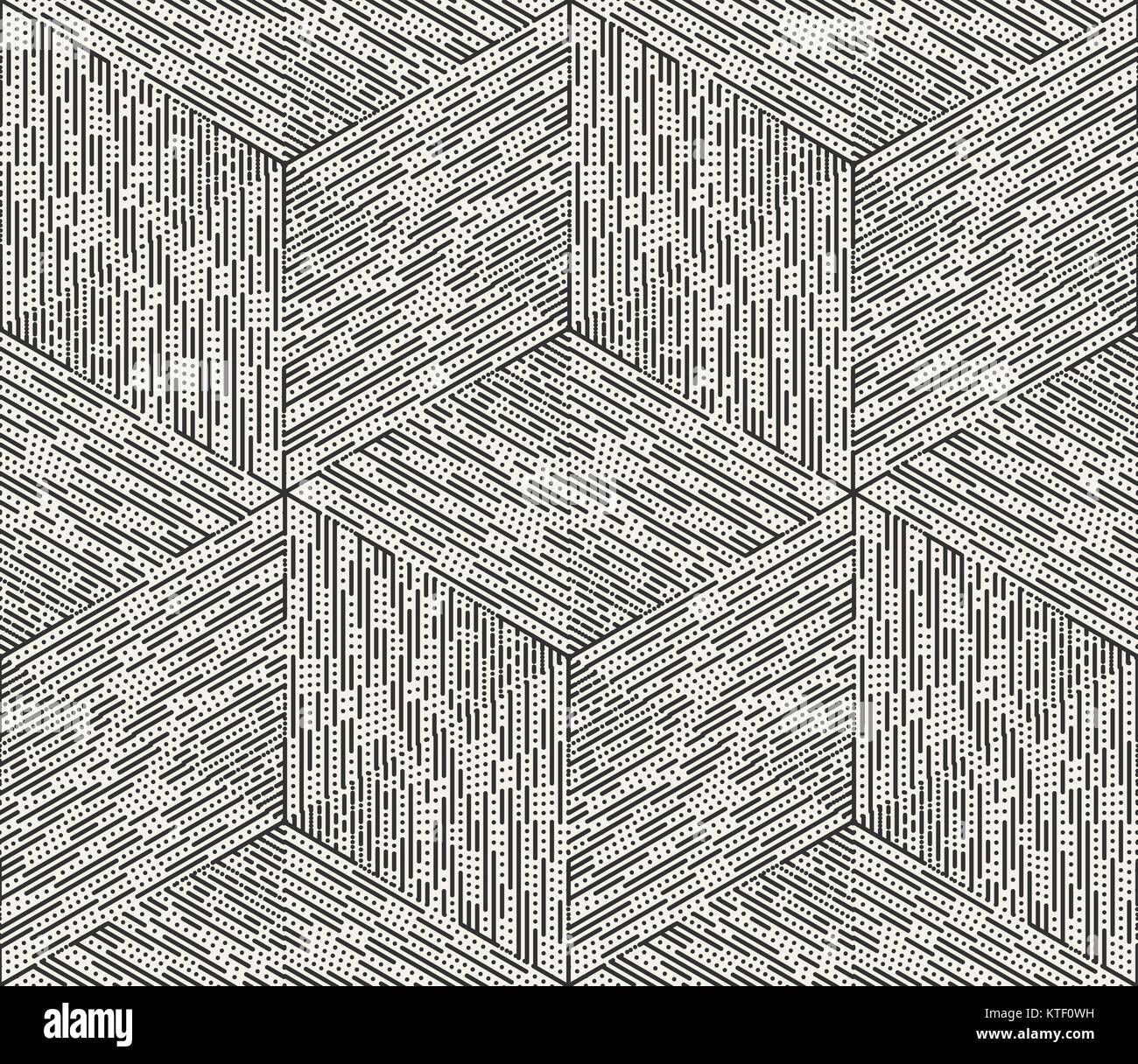 Vector seamless lines pattern. Modern stylish triangle shapes texture ...