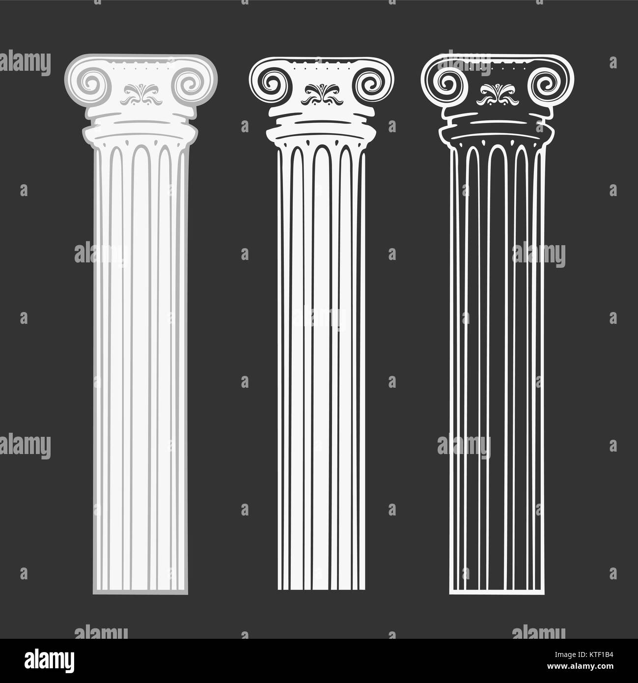 Set of Symbols Column Stock Vector Image & Art - Alamy