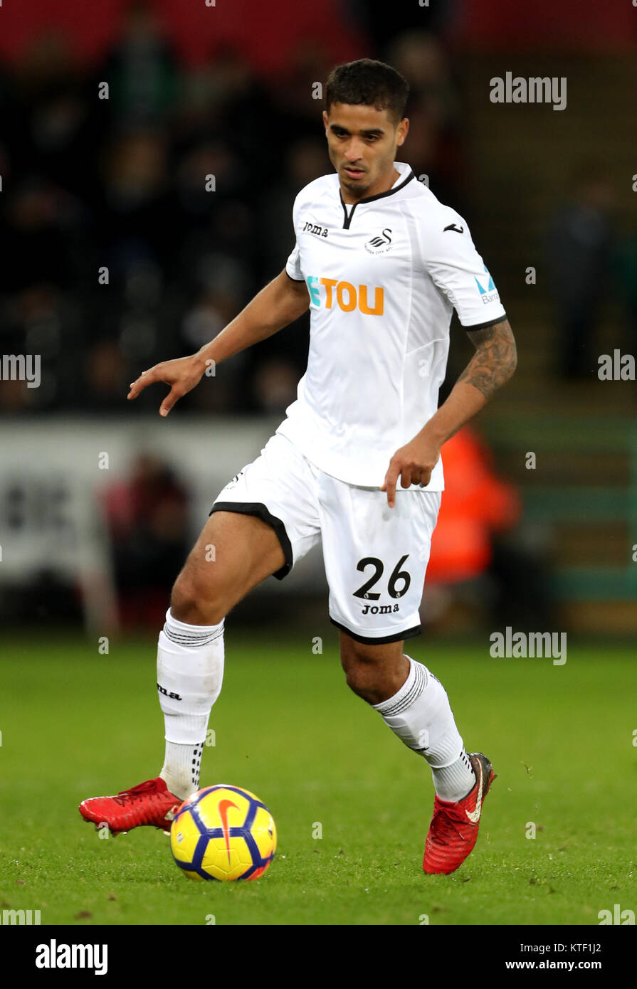 Swansea City's Kyle Naughton during the Premier League match at the ...