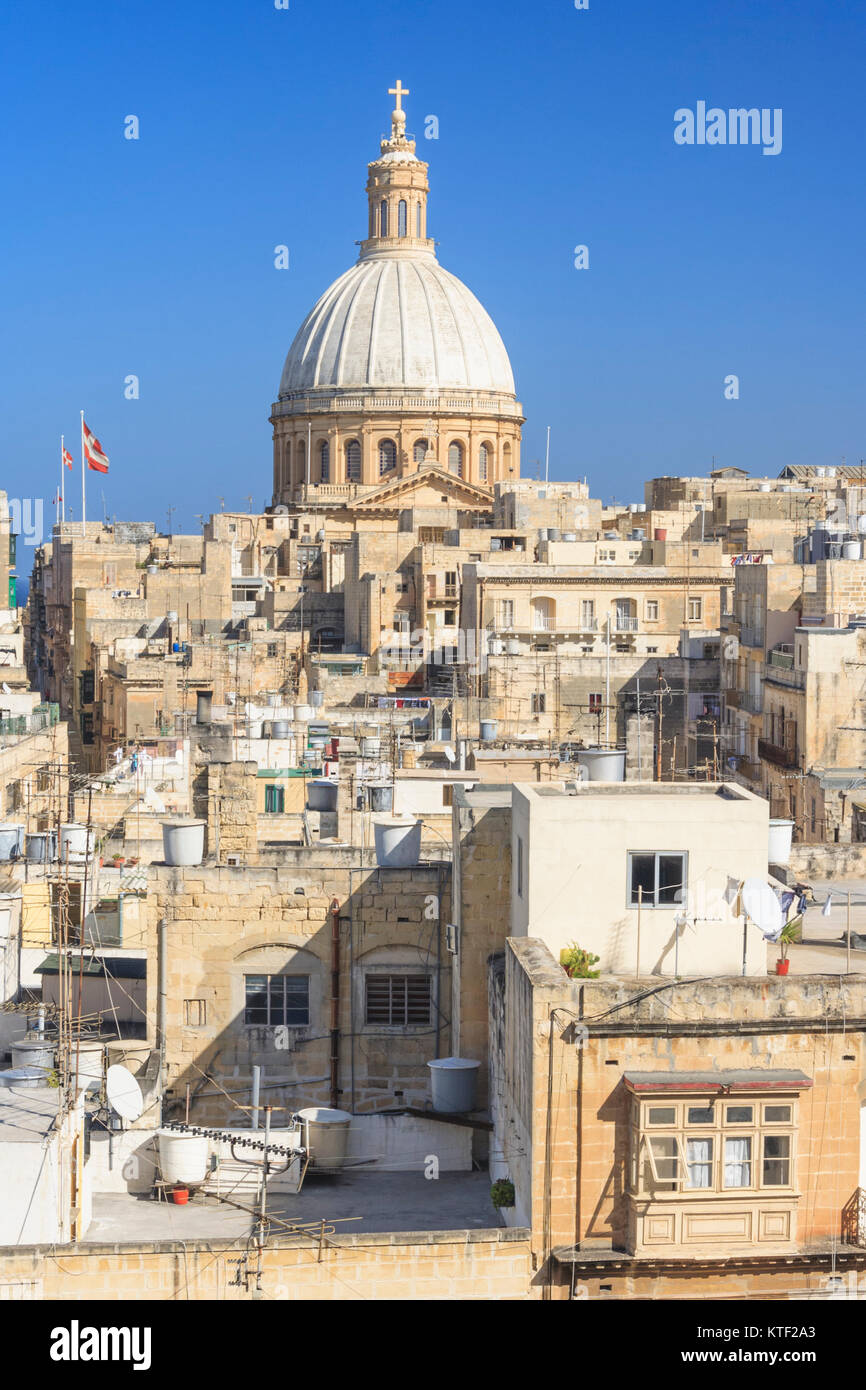 Malta Church Cupola Valletta High Resolution Stock Photography and ...