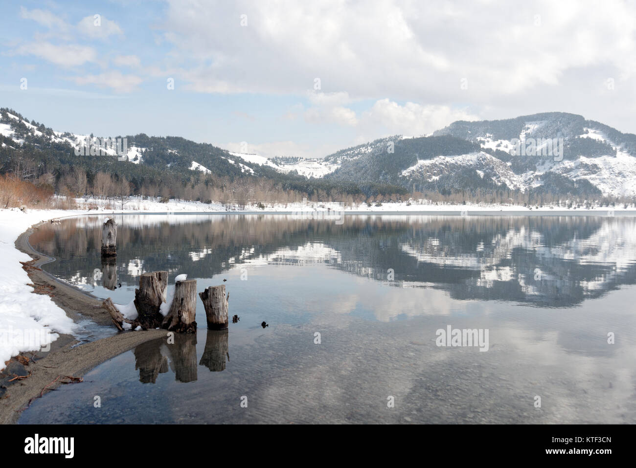 Golcuk National Park.In winter.Isparta,Turkey Stock Photo - Alamy
