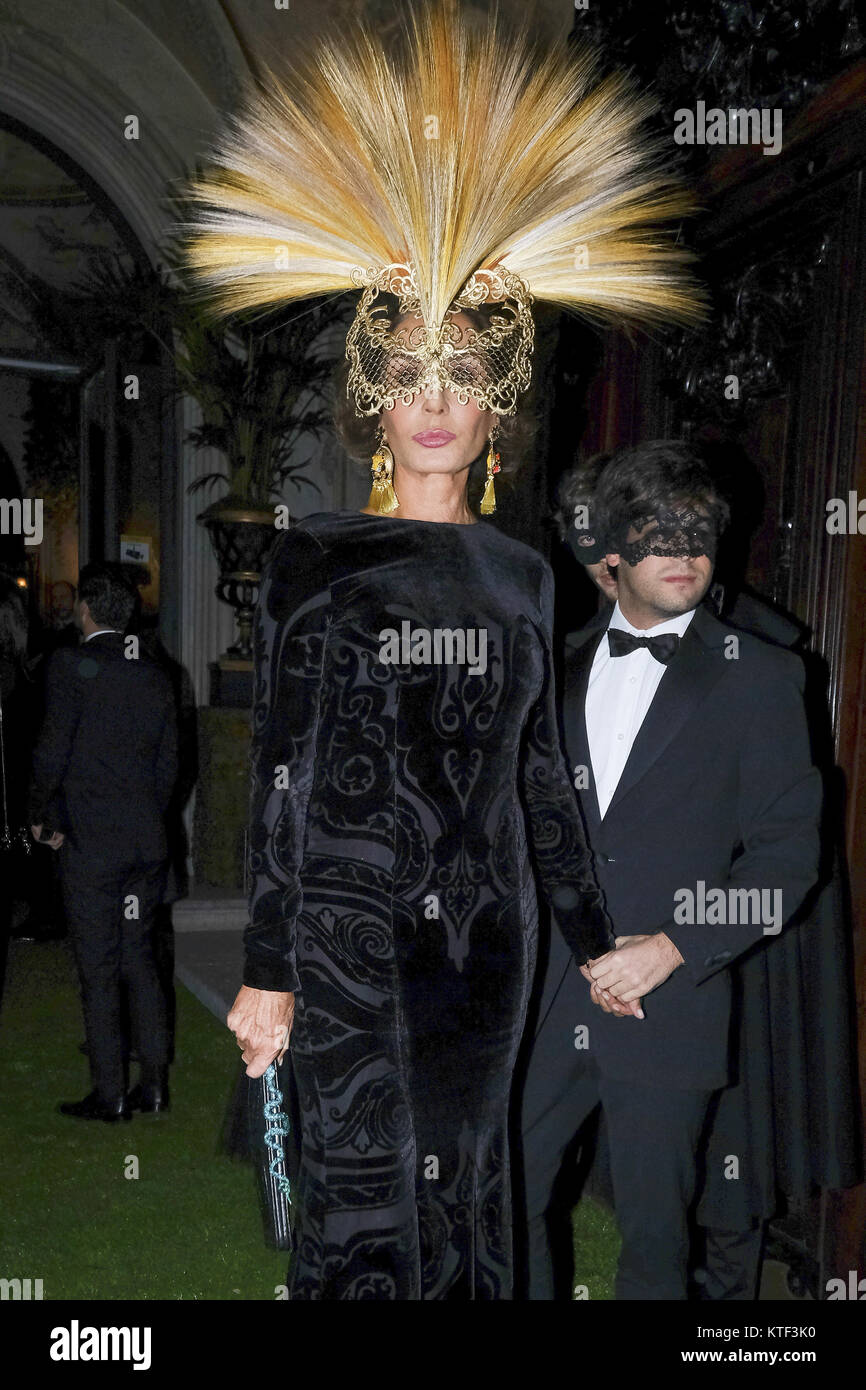 The Dior Ball at the Santona Palace in Madrid Featuring: Naty Abascal ...