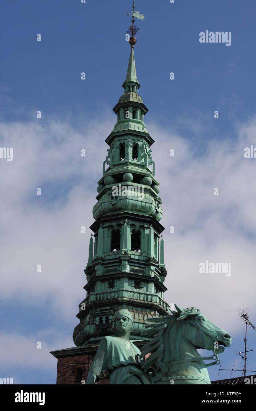 Statue bishop absalon founder copenhagen hi-res stock photography and ...
