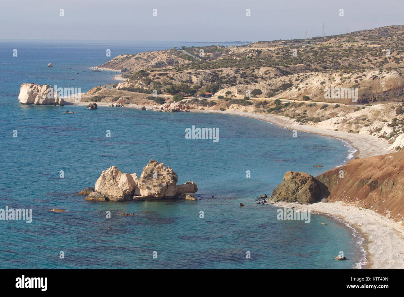 Picturesque winter seascape on the island of Cyprus Stock Photo - Alamy