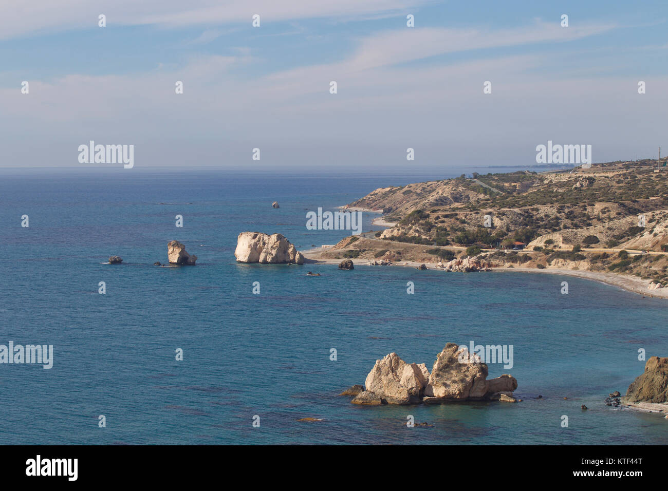 Picturesque winter seascape on the island of Cyprus Stock Photo - Alamy