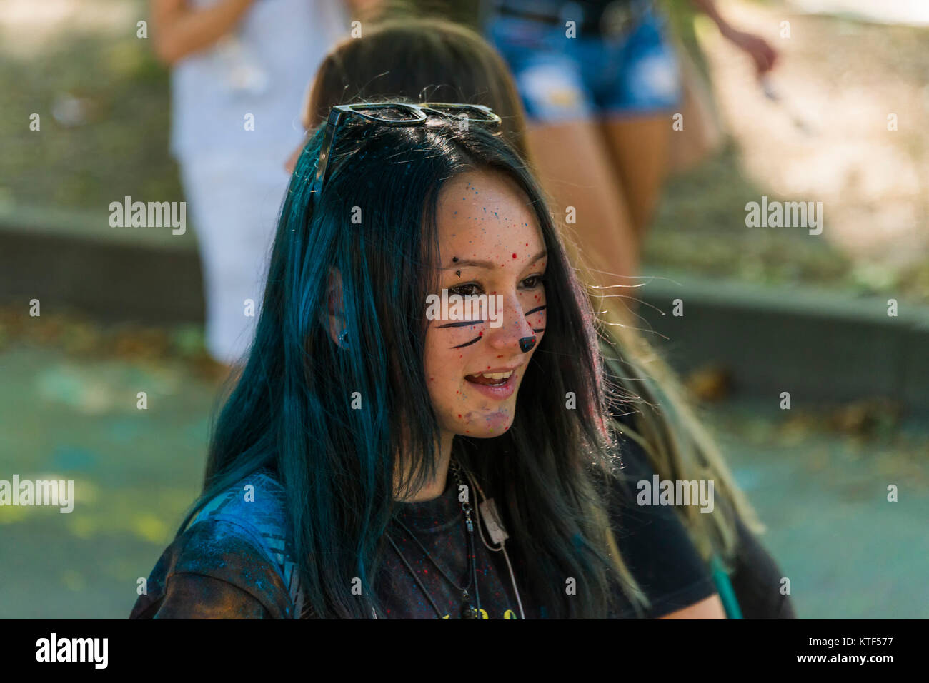 Portrait indian girl having fun hi-res stock photography and images - Alamy