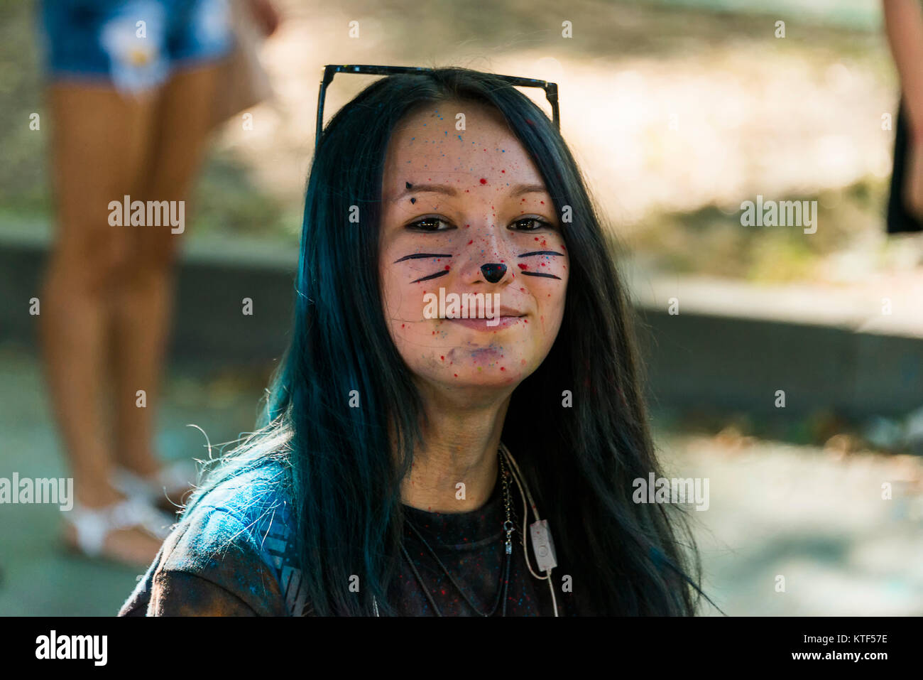 Portrait indian girl having fun hi-res stock photography and images - Alamy