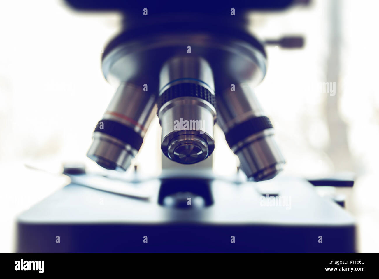 Optical microscope - science and laboratory equipment. For conducting ...
