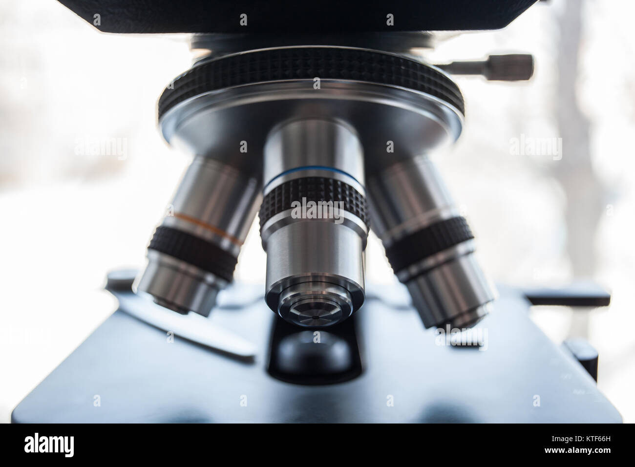 Optical microscope - science and laboratory equipment. For conducting ...