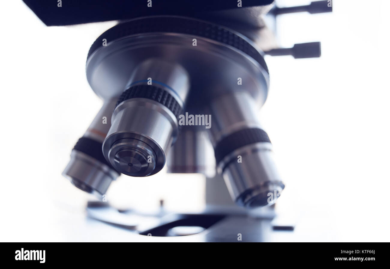 Optical microscope - science and laboratory equipment. For conducting ...