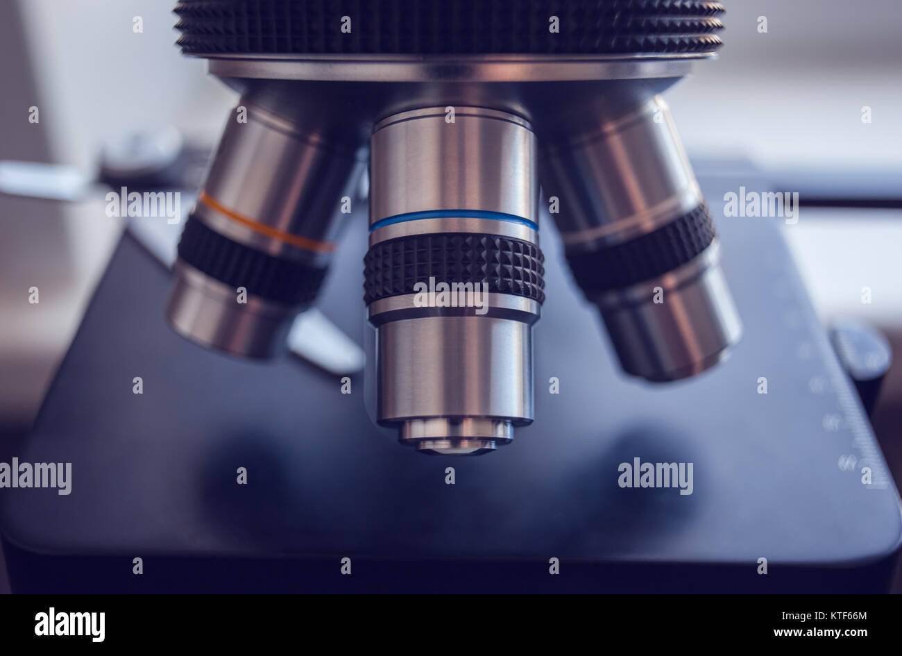 Optical microscope - science and laboratory equipment. For conducting ...