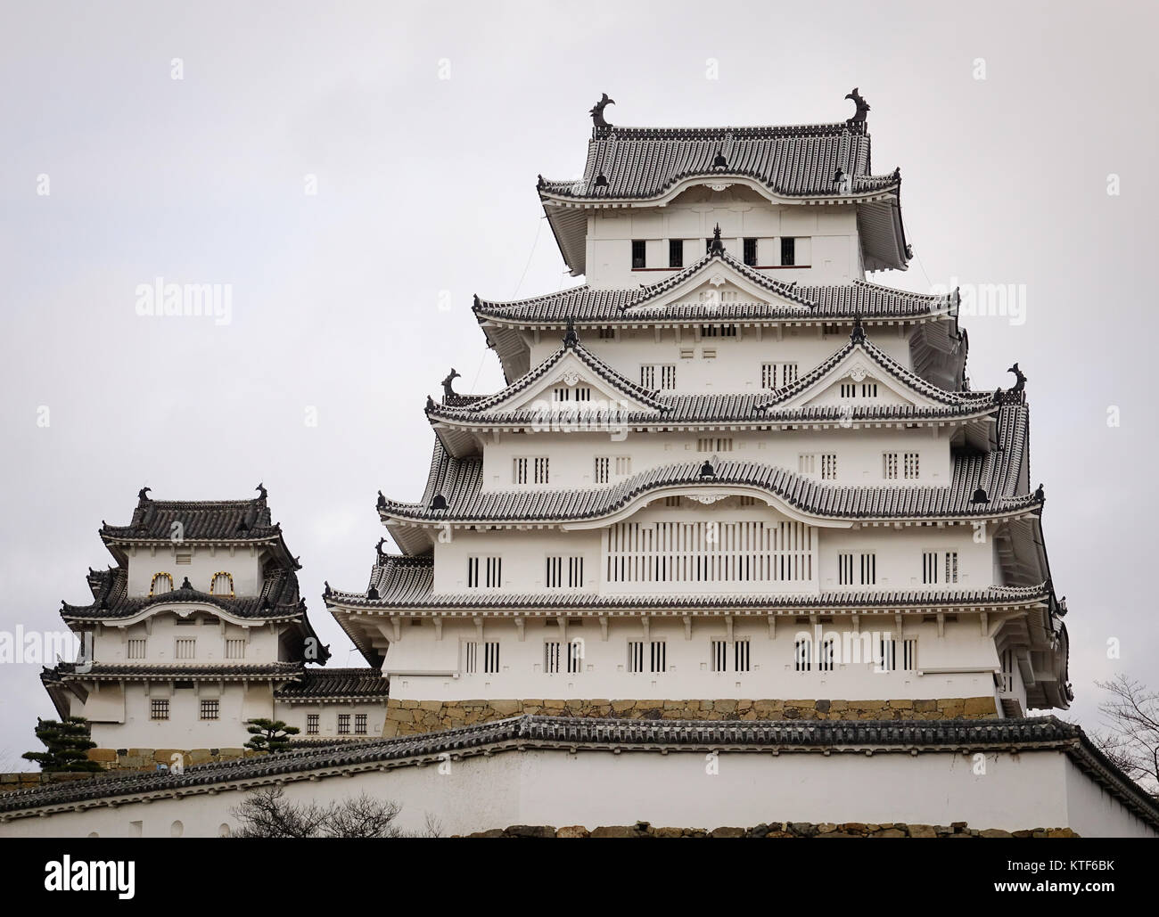 Himeji Castle, also called White Heron Castle in Japan. It serves as an ...