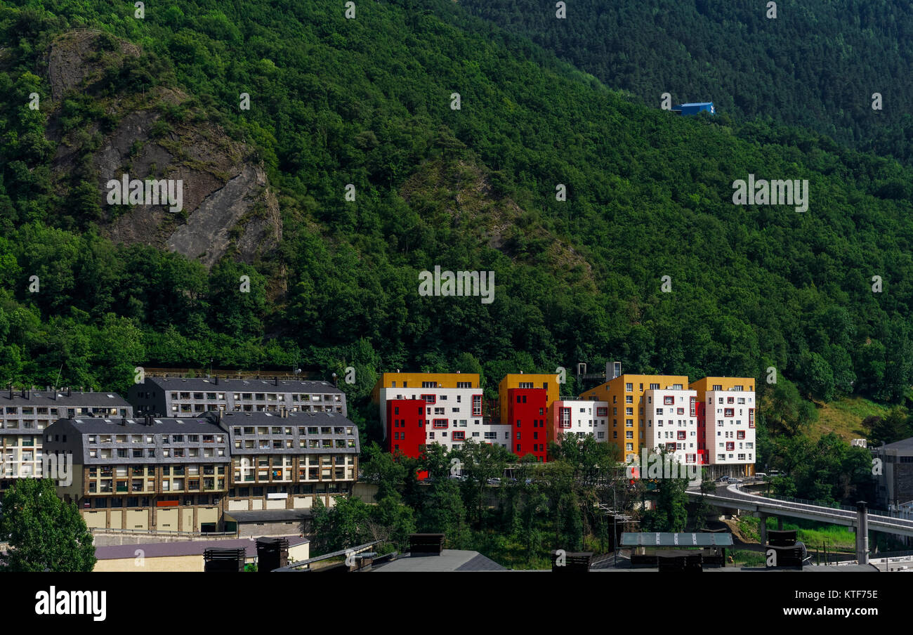 Andorran houses hi-res stock photography and images - Alamy