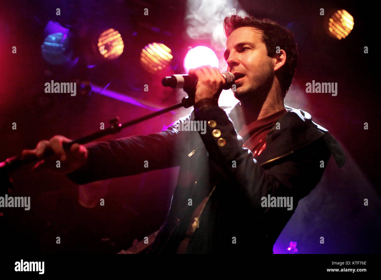 The British-Norwegian boy band and pop group A1 performs a live concert ...