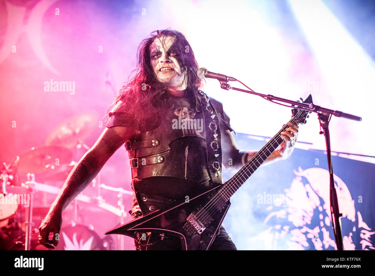 The Norwegian black metal band Abbath performs a live concert at the ...