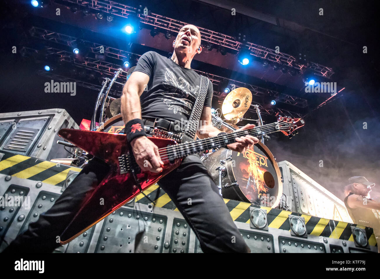 The German heavy metal band Accept performs a live concert at Sentrum ...