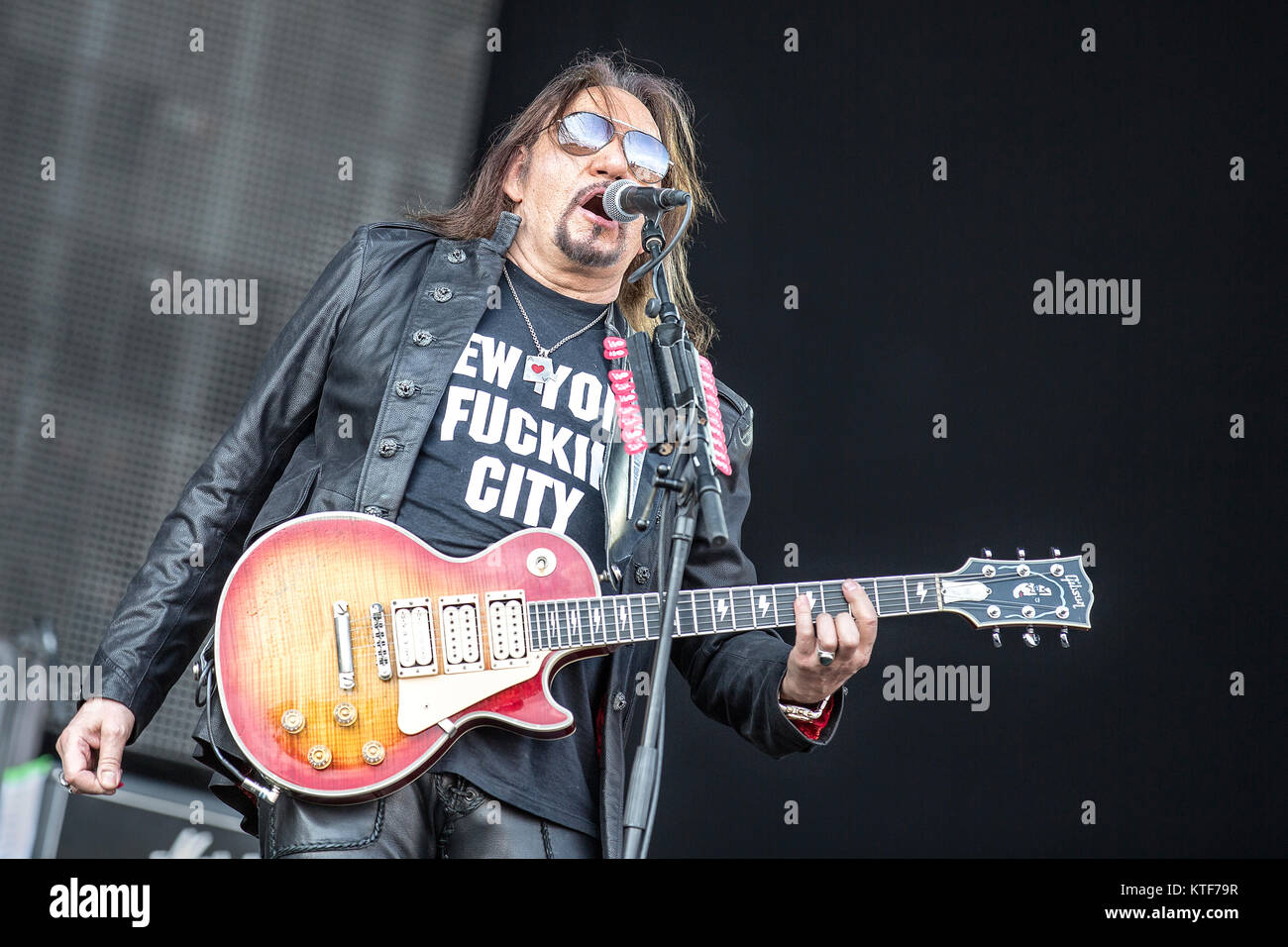 The American singer, musician and songwriter Ace Frehley performs a ...