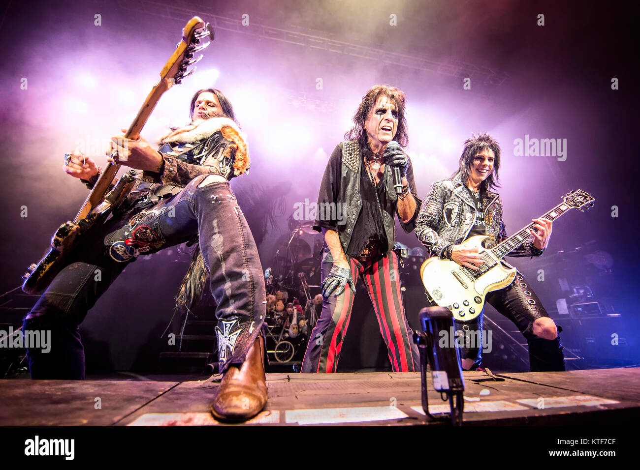 The American singer, songwriter and musician Alice Cooper performs a ...