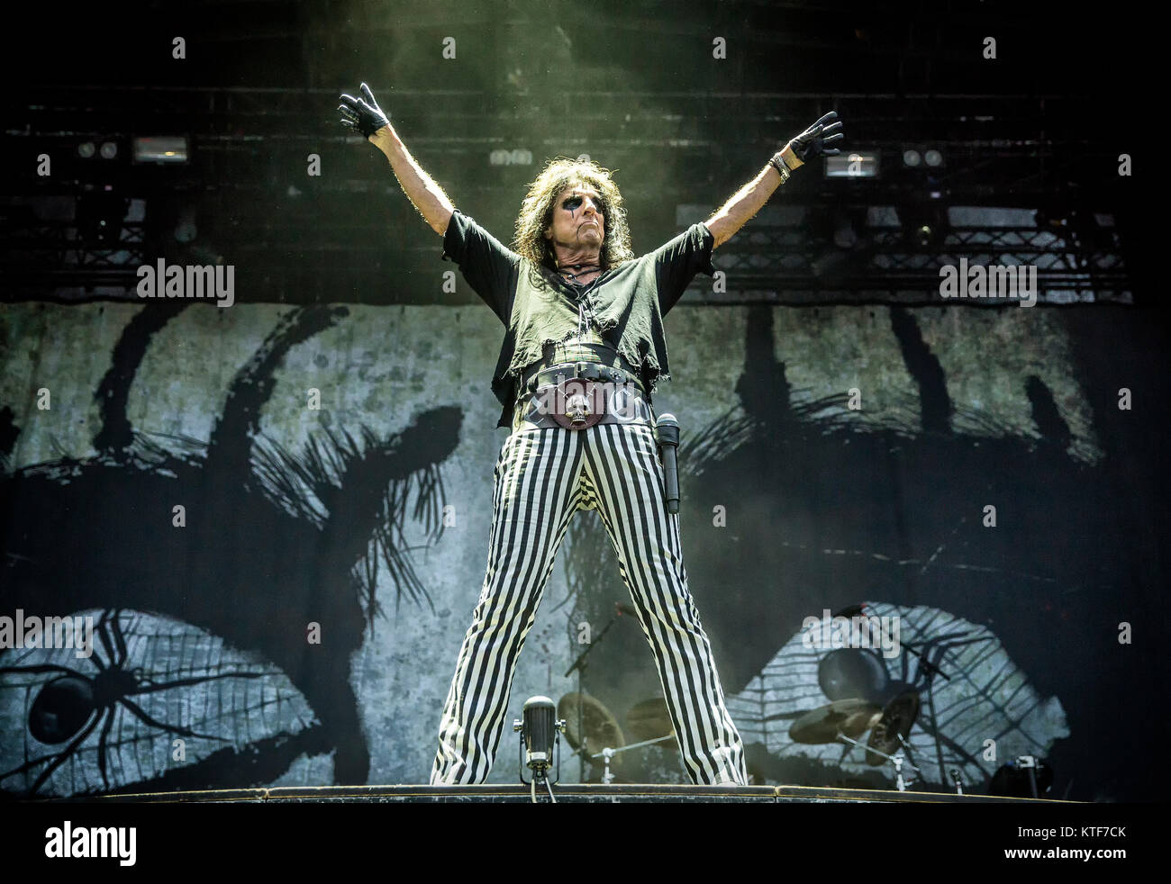 The American singer, songwriter and musician Alice Cooper performs a ...