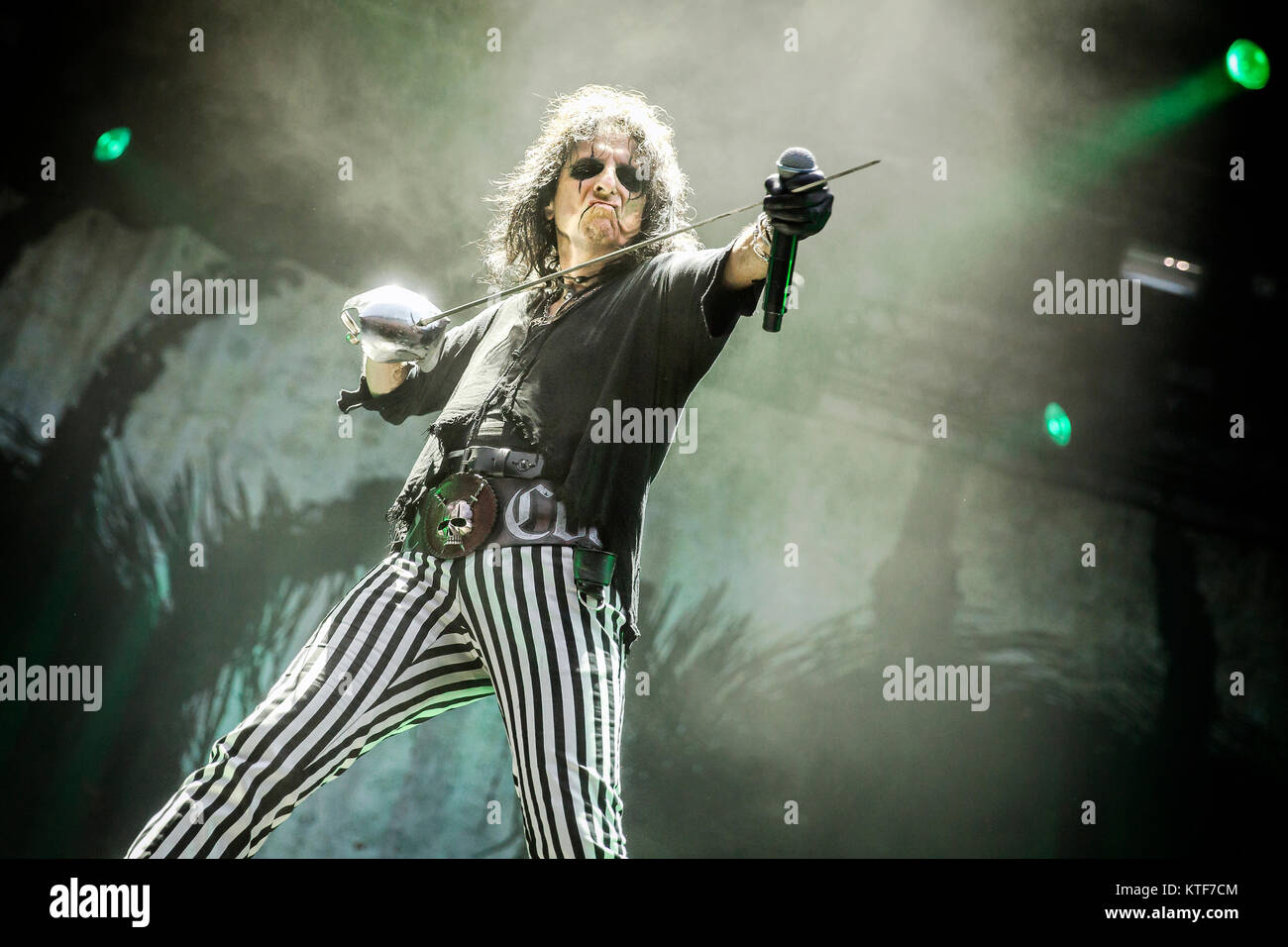 The American singer, songwriter and musician Alice Cooper performs a ...