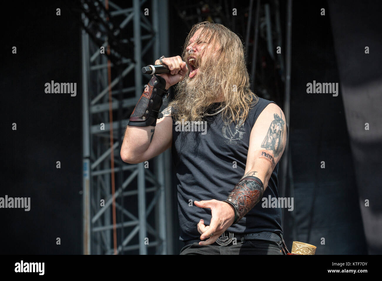 Death metal band amon performs hi-res stock photography and images - Alamy