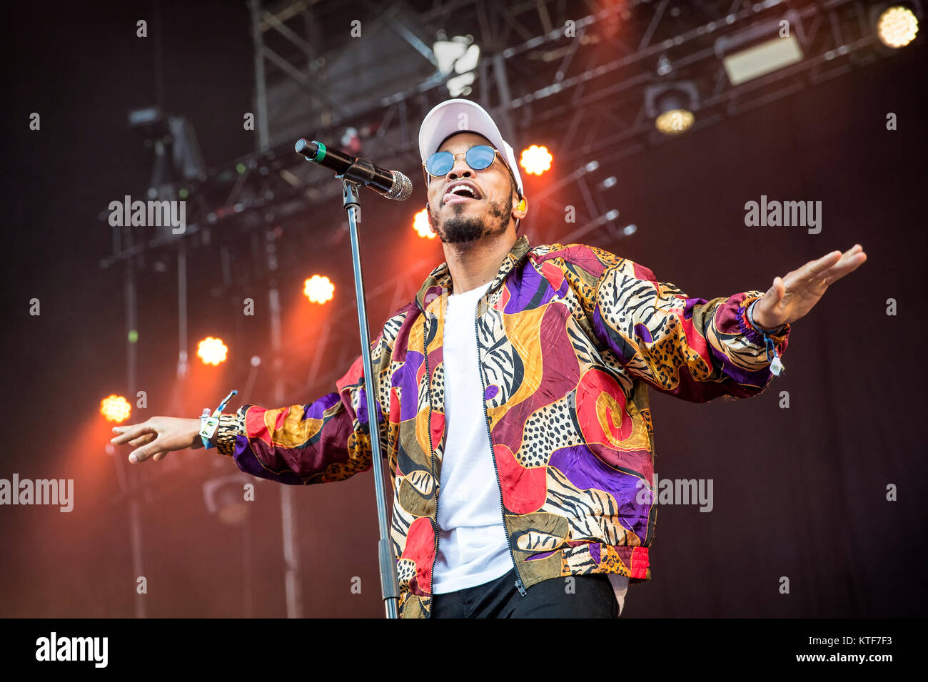 The American rapper, singer and record producer Anderson Paak (stylized ...