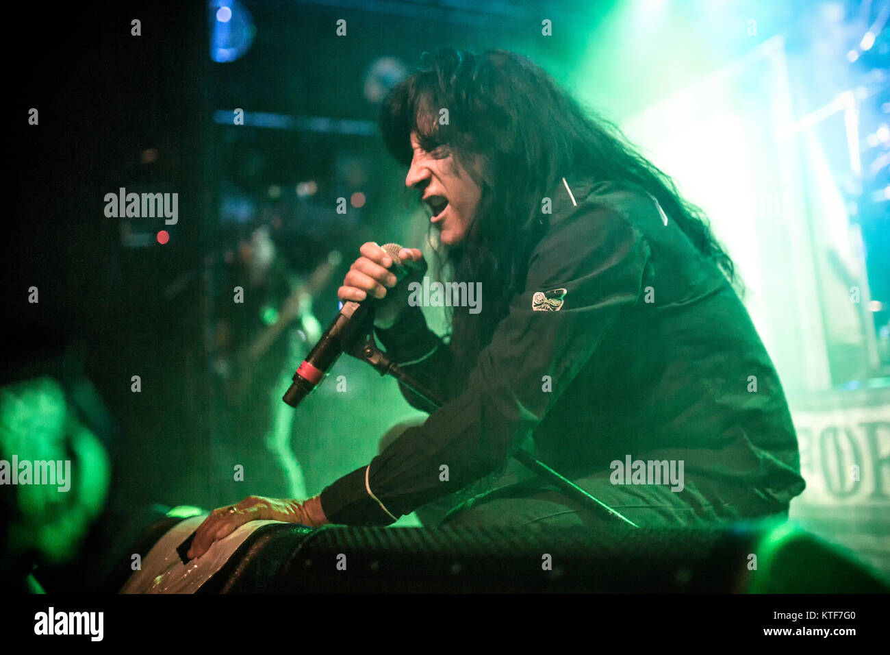 The American thrash metal band Anthrax performs a live concert at ...