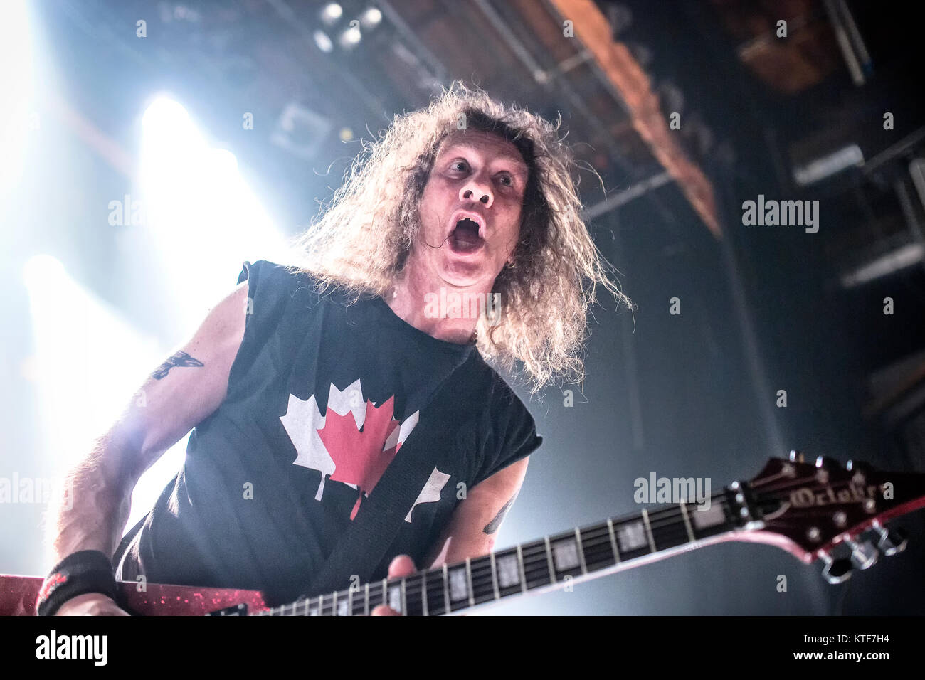 The Canadian heavy metal band Anvil performs a live concert at Union ...