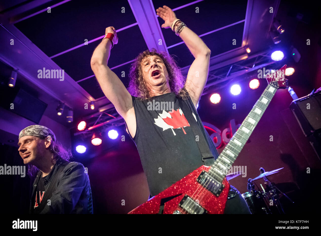 The Canadian heavy metal band Anvil performs a live concert at Hard ...