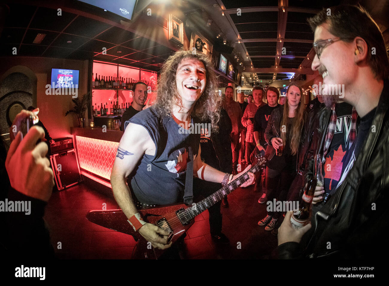 The Canadian heavy metal band Anvil performs a live concert at Hard ...