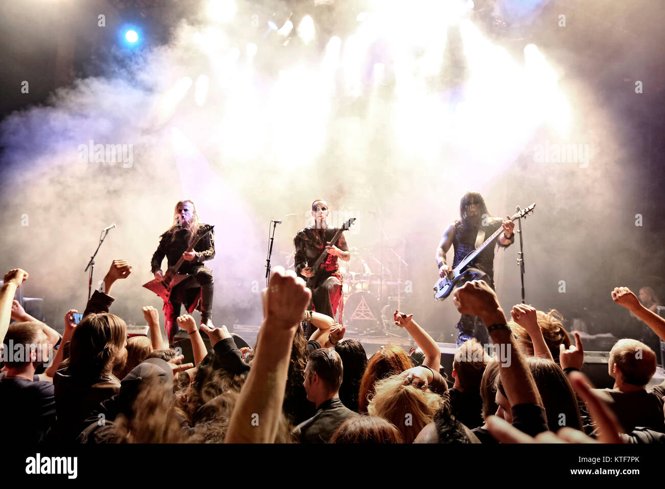 The Polish heavy metal band Behemoth performs a live concert at ...