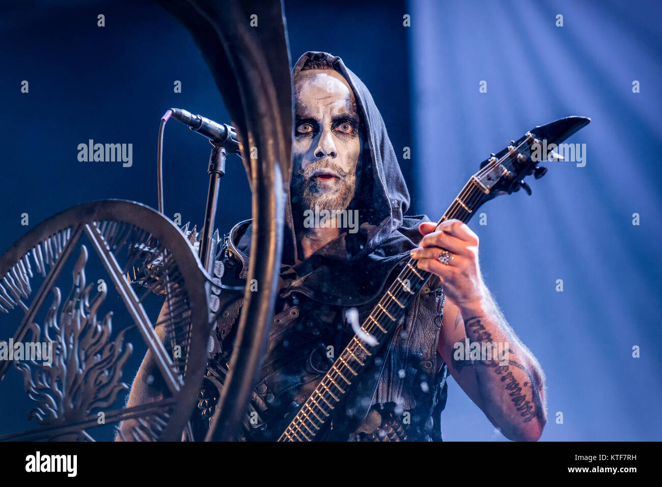 The Polish heavy metal band Behemoth performs a live concert at the ...