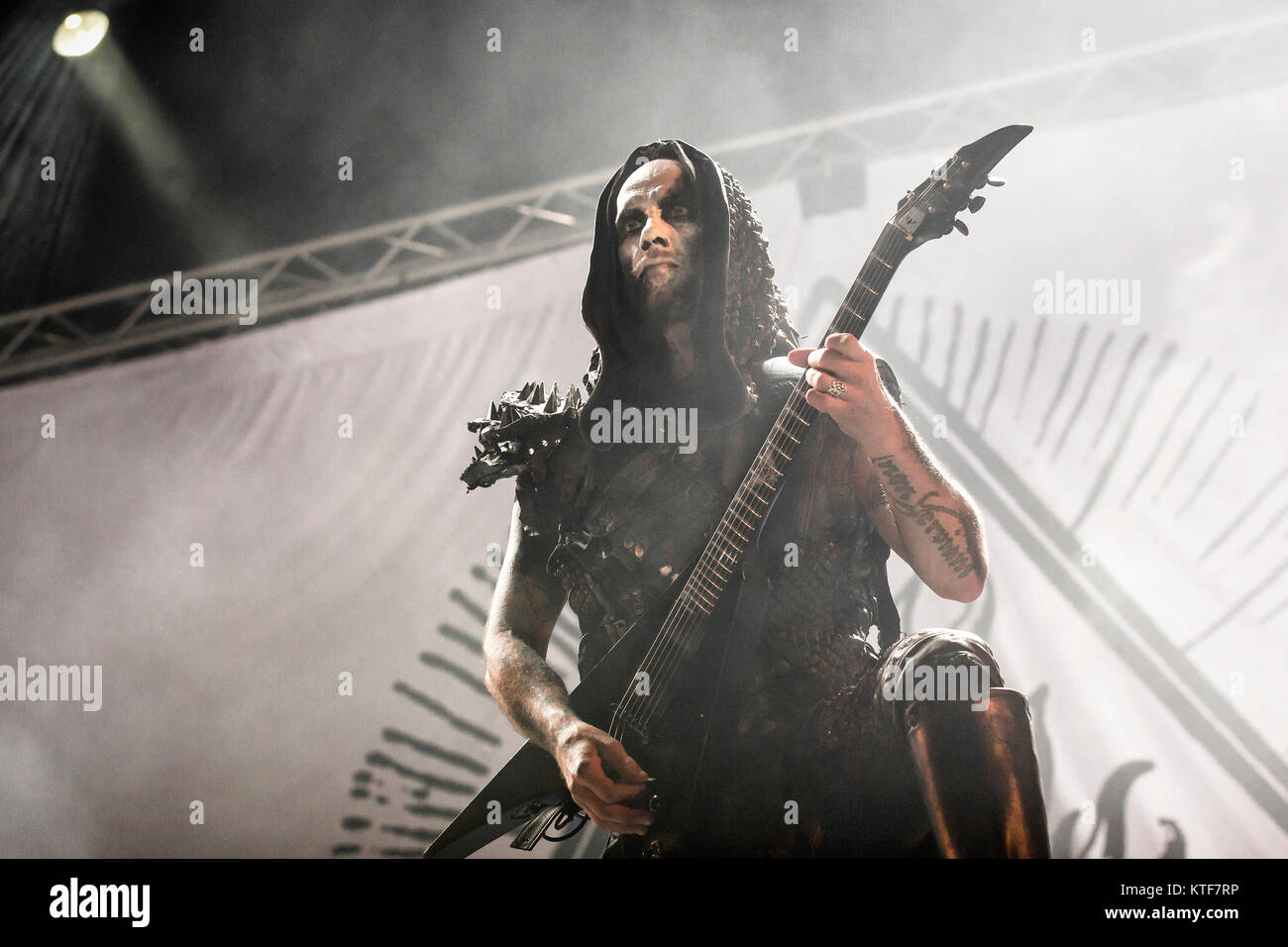 The Polish heavy metal band Behemoth performs a live concert at the ...