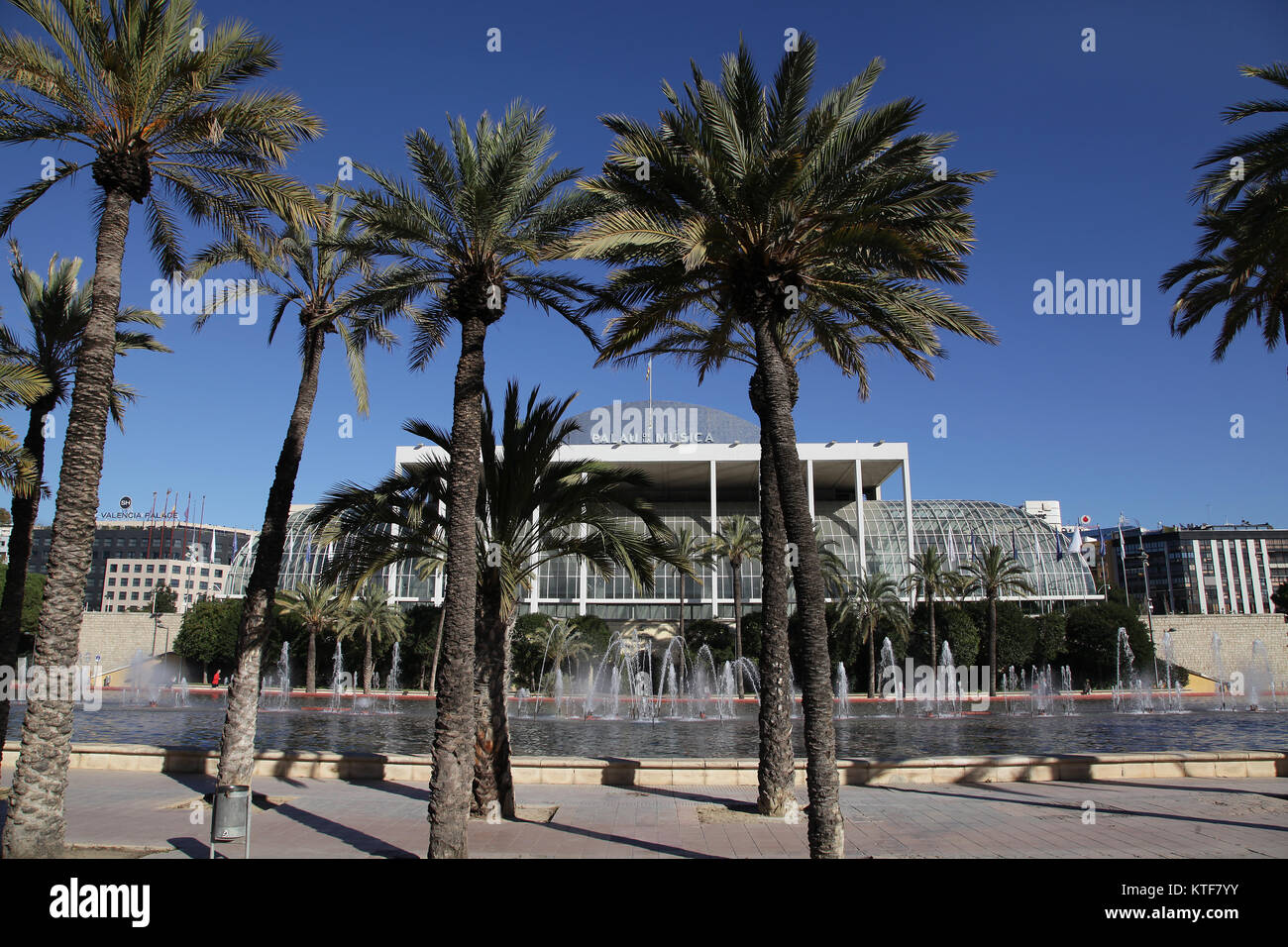 Palau de la musica Concert Hall in Valencia Spain Stock Photo - Alamy