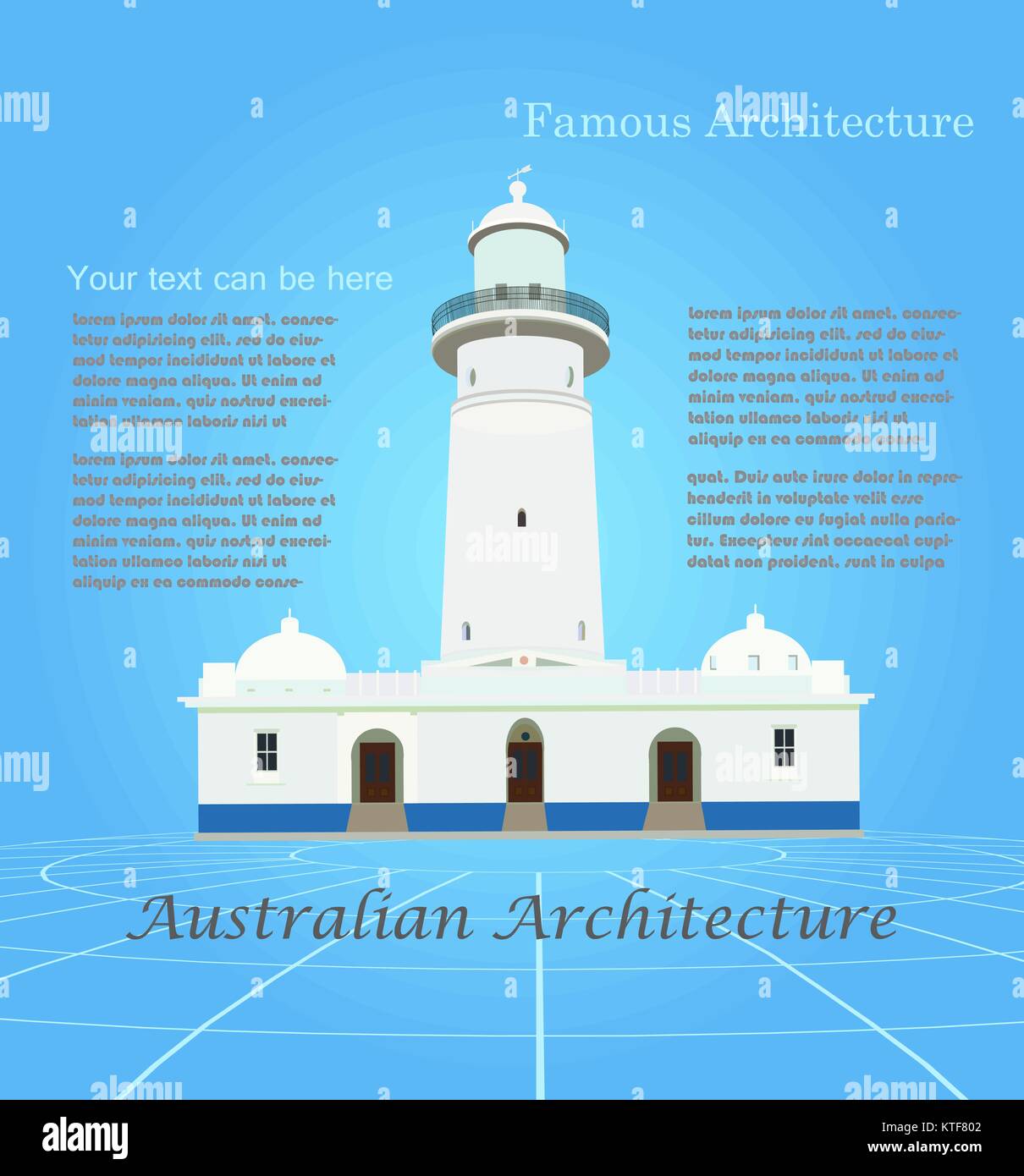 Australian famous lighthouse Stock Vector Images - Alamy